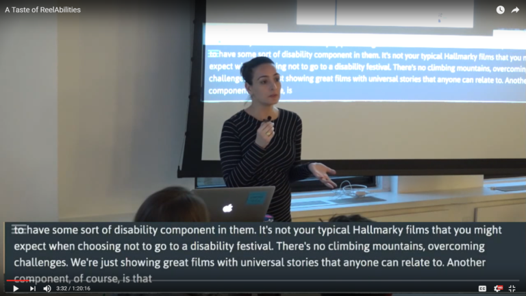 "A Taste of ReelAbilities" - Equal Entry