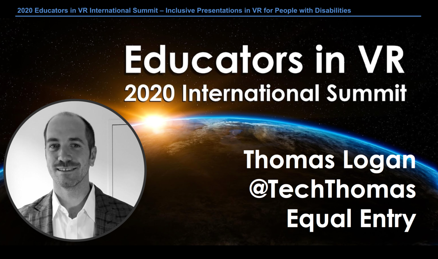 Screenreader Experience of a Virtual Reality Conference | Equal Entry