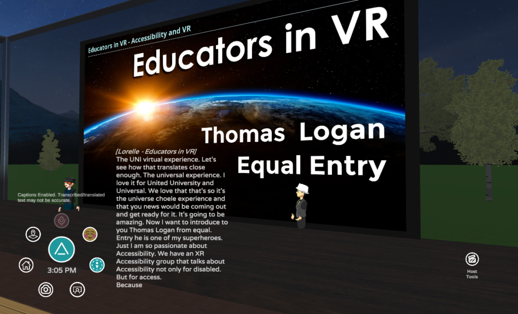 What It's Like for a Deaf Person at a Captioned VR Presentation - Equal ...